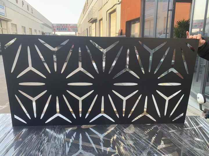 Steel Partition Decorative Outdoor Metal Patio Garden Privacy Fence ...