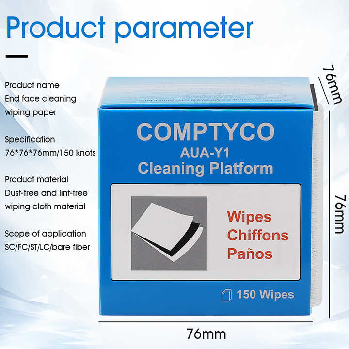 COMPTYCO AUA-Y1 Dust Free Paper Cleaning Paper SC/FC/ST/LC Good Quality ...