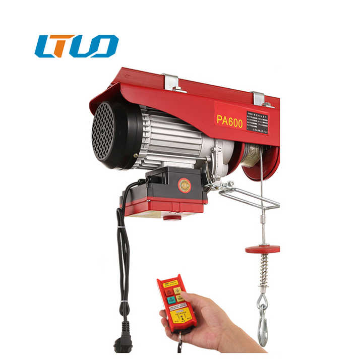 Small Construction pa Type 220V Mini Electric Hoist 200kg with Wire ...