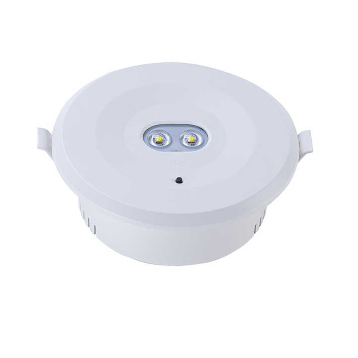 DE-806 LED Emergency Ceiling Light: Dual Mount (Surface/Recessed), 3 ...