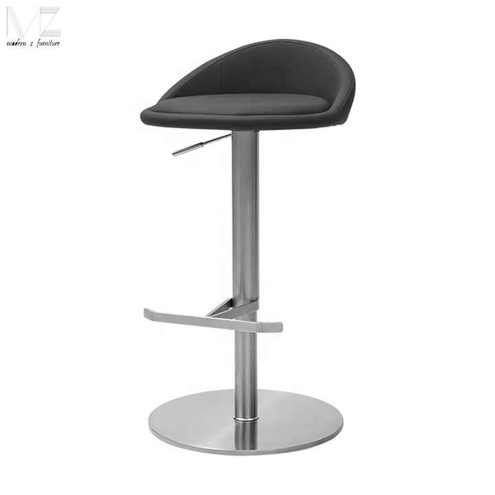 Custom Bar Furniture Adjustable Modern Gold Swivel Barstool Kitchen ...