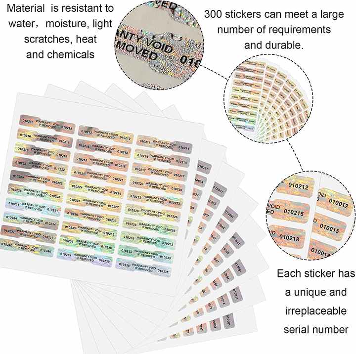 Retail Holographic Passport Security Hologram Labels Holographic Laser ...