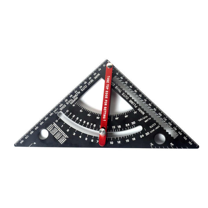 7 Inch Adjustable Triangle Ruler - Precision Woodworking Tool