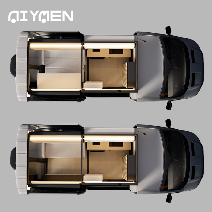 Mercedes Sprinter Box Vancubic Custom Capsule Units Cabinet Double ...