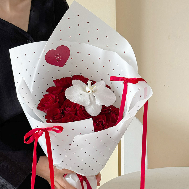 Korean Design Gift Flower Wrapping Paper Floral Wrapping Paper Luxury ...