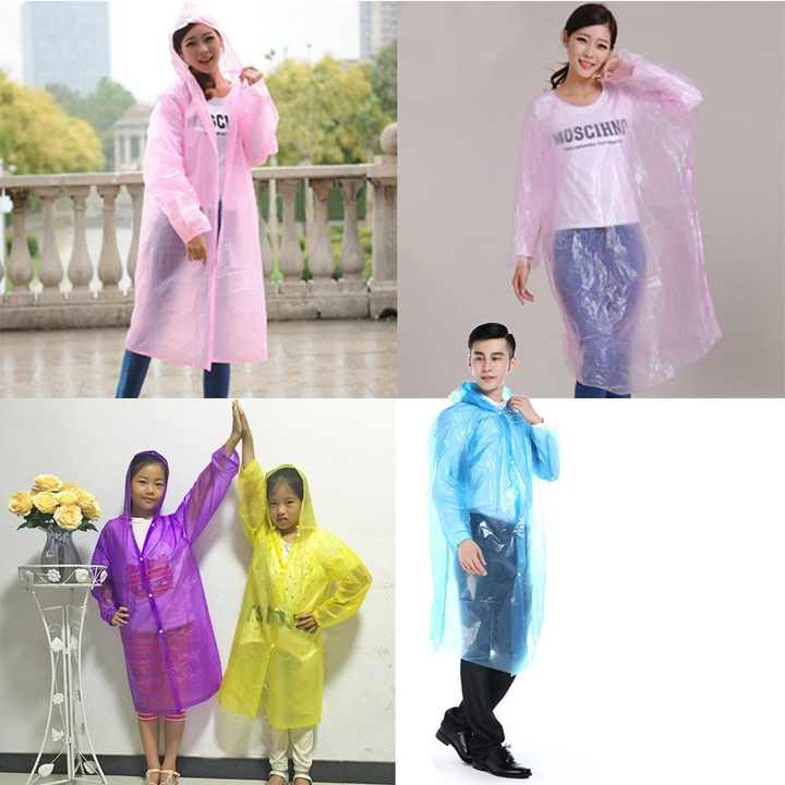 2025 Disposable Travel Raincoat One-piece Outdoor Pullover Type ...