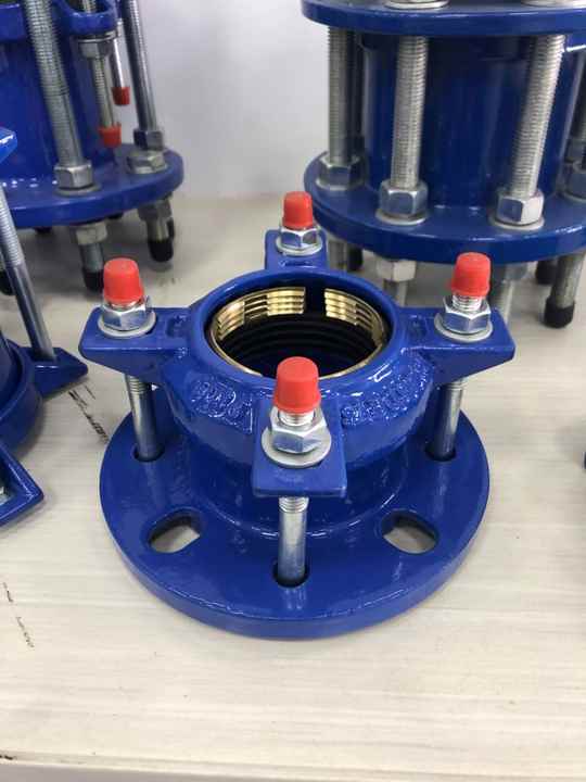Large Diameter PE Restraint Flange Adaptor with Brass Thrust Ring