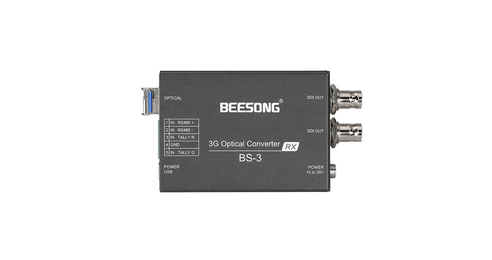 HO-LINK BS-3 3G SDI SFP Fiber Optic Transceiver with Loop Out RS485 and ...