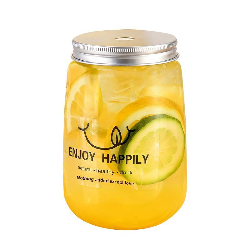 Disposable PET Milk Tea Bottle Drink Fruit Tea Coffee Beverage Bottle ...