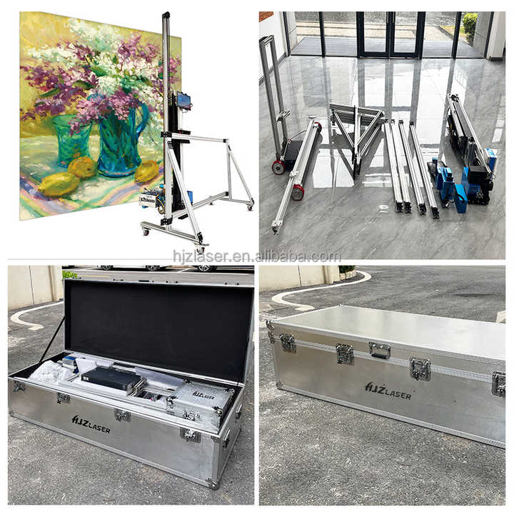 HJZ Laser Wall Printer - Robot Paint Machine for 3D Murals