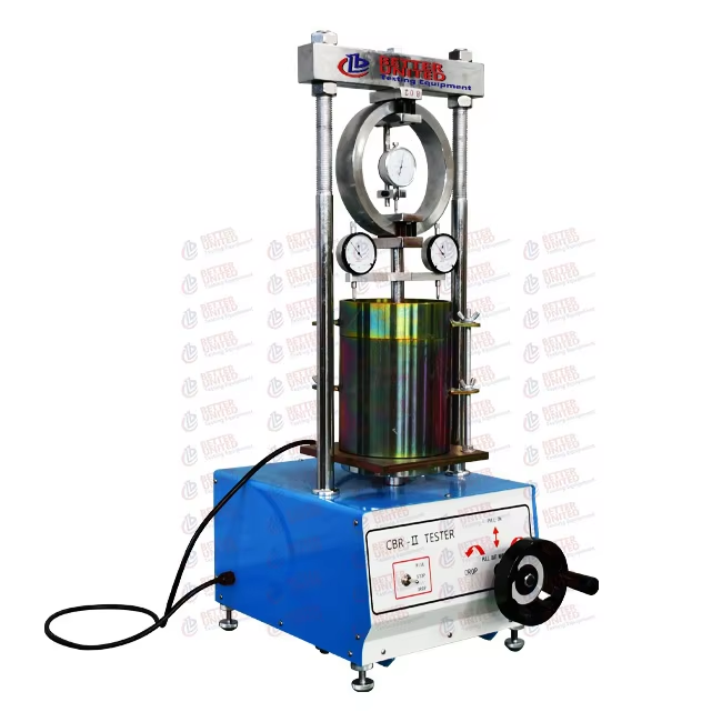50kn CBR Test Machine with Load Ring for Soil Testing