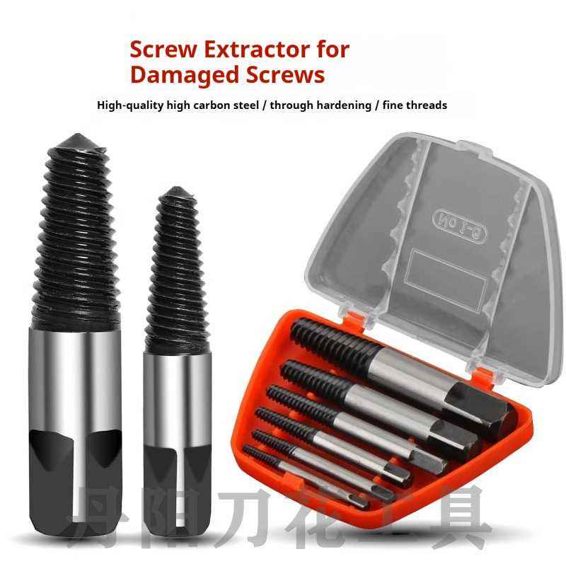 5/6pcs Set Damaged Broken Screws Extractor Removal Tool Bolts Screws ...