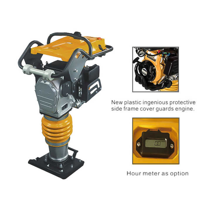 Hand Vibratory Plate Compactor Vibratory Tamping Rammer Compact ...