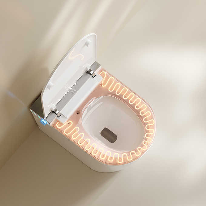 S024 High-End Hotel Bathroom Wc Remote Control Toilet with UV Light ...