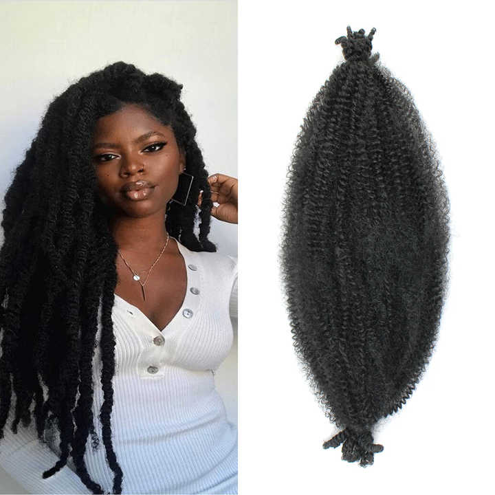 Springy Afro Twist Hair Pre Fluffed Spring Twist Hair Pre Stretched ...