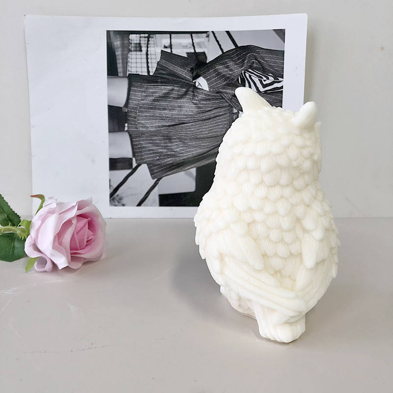 Discover Large Silicone Molds Owl for DIY Candle Making | Eco-Friendly