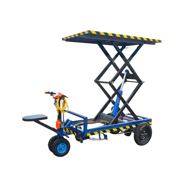 Powerful Heavy Loading Electric Scissor Lift Vehicle Transport Lift ...