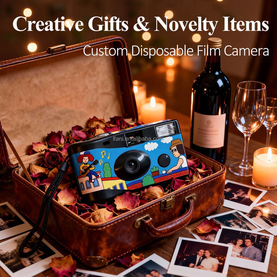 HOT Retro Single Use Film Camera, Custom Color/Artwork Option Built-in ...
