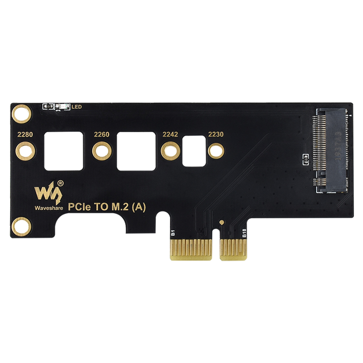 PCIe to M.2 LED Light Adapter with Raspberry Pi Compute Module 4 (CM4 ...
