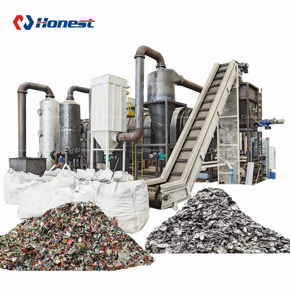 UBC Cans Decoating Machine UBC Aluminum Cans Paint Removing Furnace ...