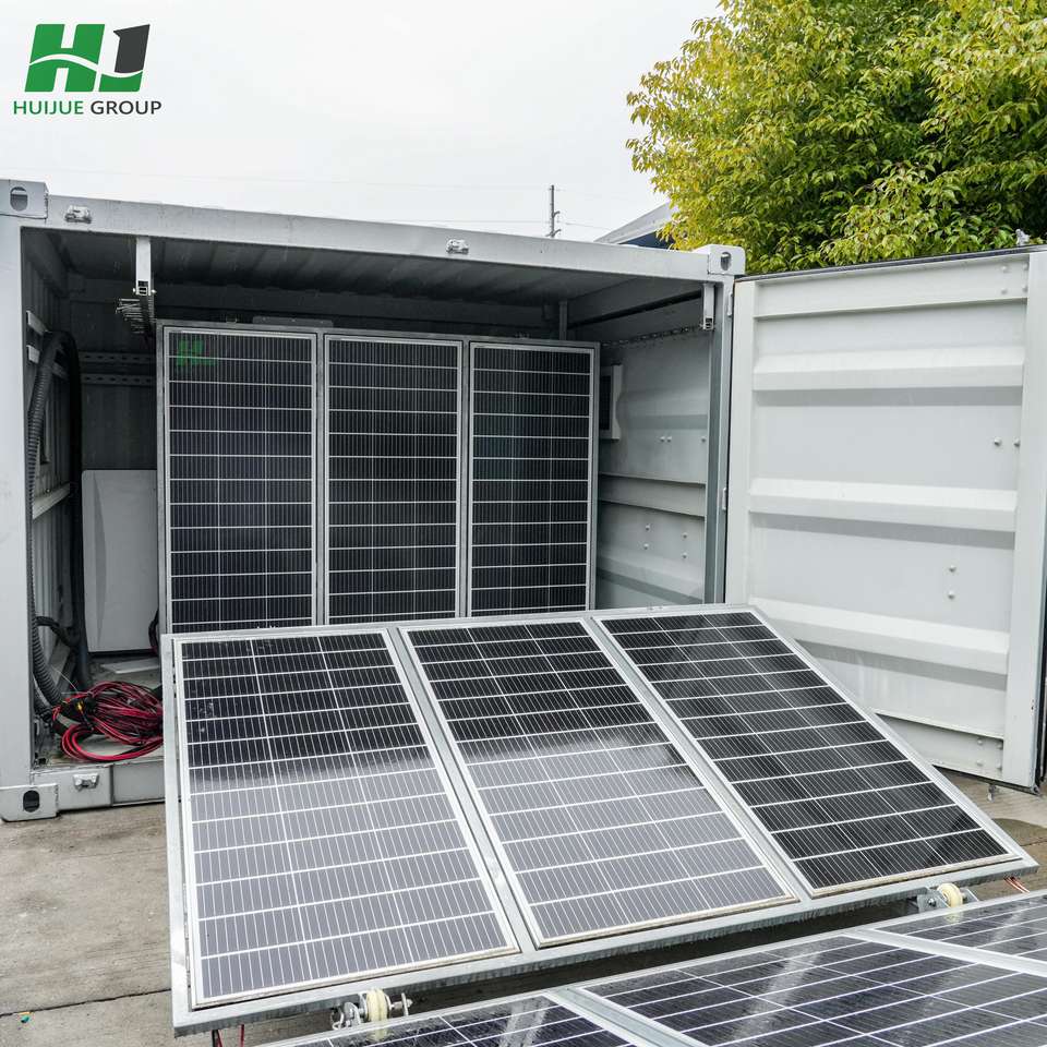 HJ 100KWh 200KWh Solar Container System Solar PV Panel Container ...