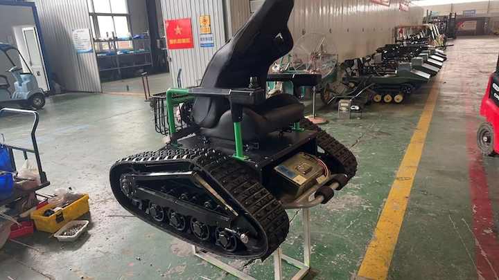 Rubber Tracked Chassis - Durable Electric Wheelchair System