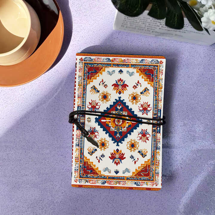 A6 Handmade Office Notebook 80 Replaceable Sheets Thick Vintage Paper ...