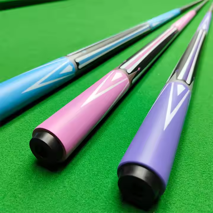 CarbenFiber Customized 1/2Joint Pool Cue Stick Colorful Snooker ...