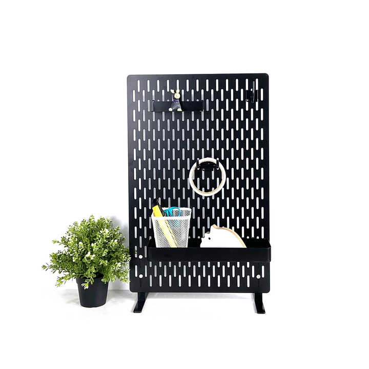 Office Desktop Pegboard - Adjustable & Durable Storage