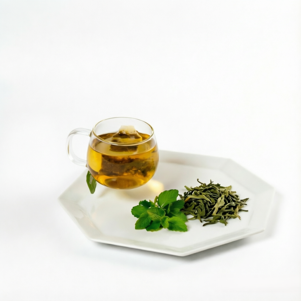 Moroccan Mint Green Tea Bags Blended Green Tea Mint Leaves Verbena 1 ...
