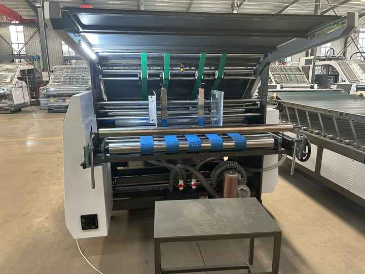 Semi Automatic Flute Laminator Machine Cardboard Paperboard Laminating ...