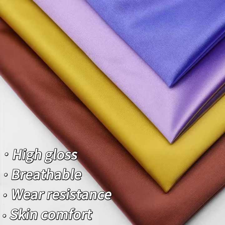 Wholesale 125-gram Weight 68% Nylon 32% Spandex Shiny Fabric 20D Shiny ...