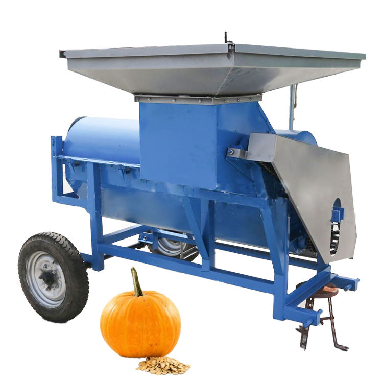 Diesel Engine Pumpkin Seeds Processing Machine Pumpkin Seeds Collecting ...