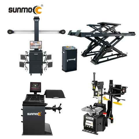 Sunmo A full set of Vehicle Equipment car lifter hydraulic scissor lift ...