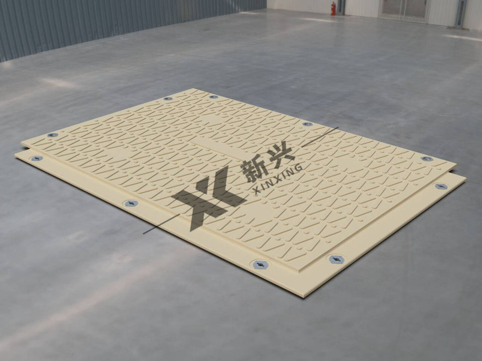 Overlapping Flange Solid Interlocking Ground Protection Mats Heavy Duty ...