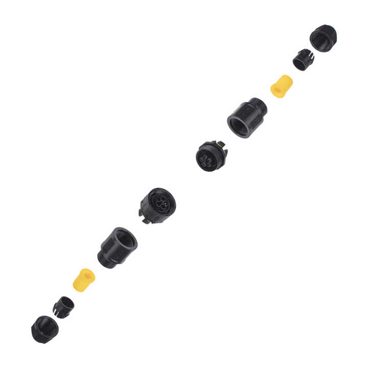 M20 Cable Glands 2-6 Pins - Male Female Waterproof Connectors