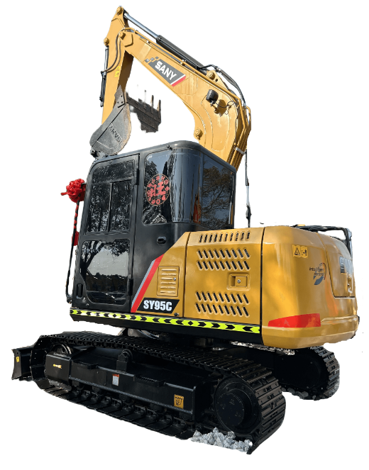 Sany SY95C Used Engineering Excavator 9tons Secondhand Equipment ...