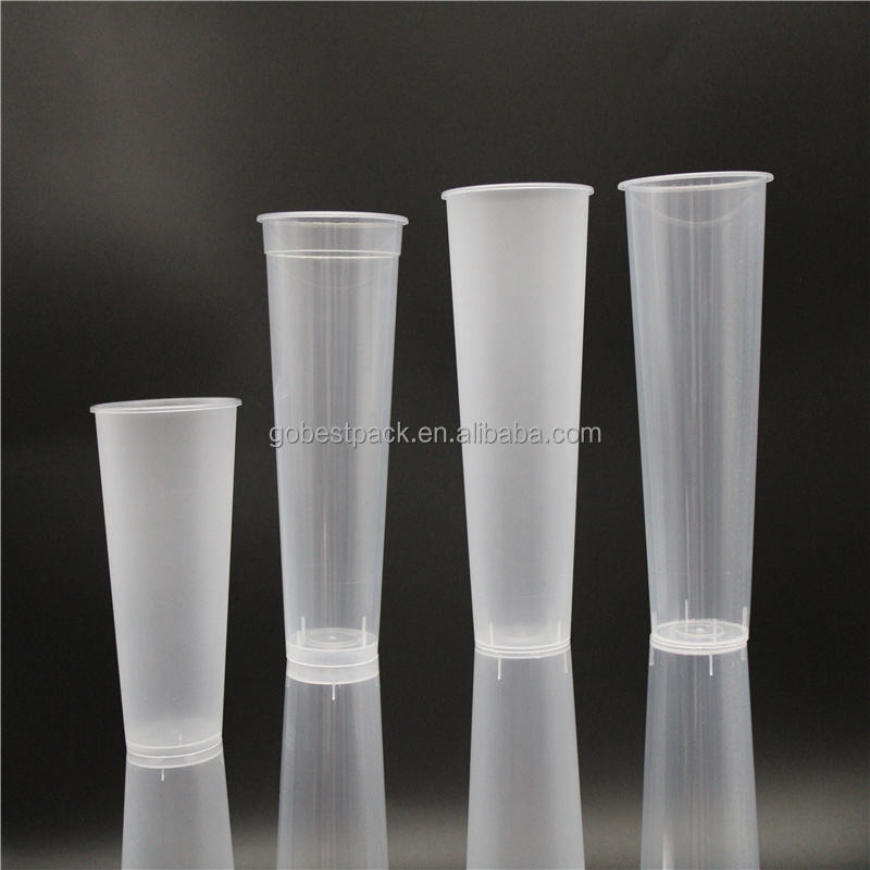500ml Recyclable Single Wall Disposable Plastic Cup for Beverages for ...