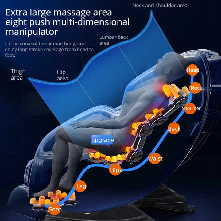 C35 Guangzhou Health Care 4D Zero Gravity Luxury Massage Chair Stadium Seat with Heating ...