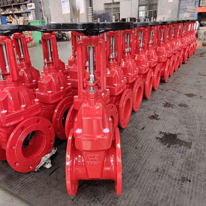 Ductile Iron Flanged Resilient Seated Rising Stem Gate Valve Price Cast ...