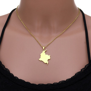 18k colombian gold chain | Premium Stainless Steel Necklace