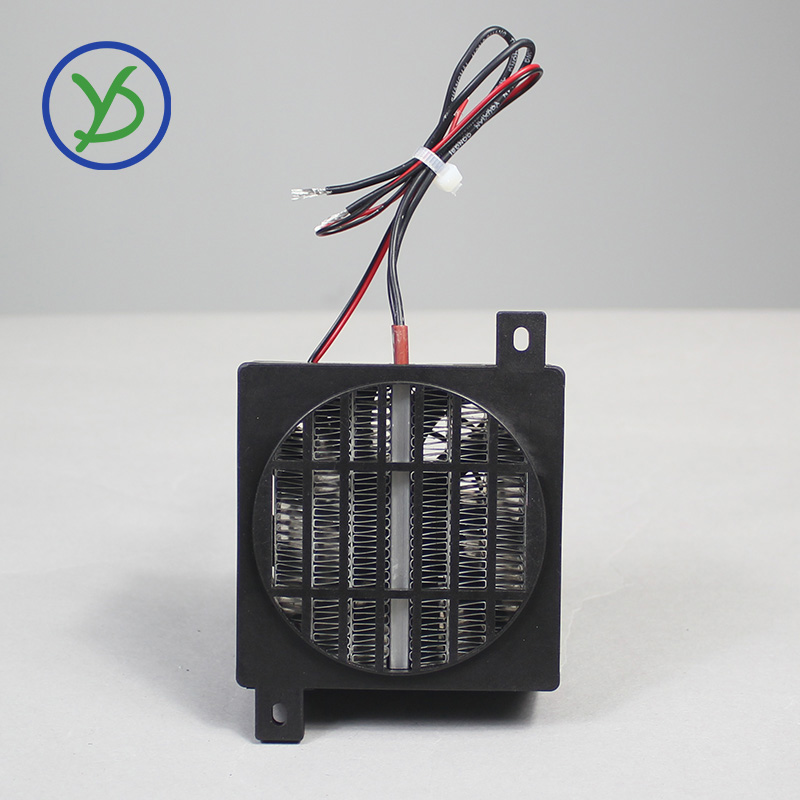80W 12V DC Fan Thermostatic Electric Heater PTC Fan Heater Heating ...