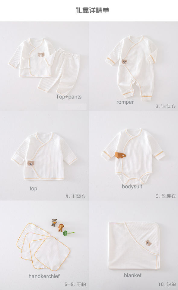 Custom Baby Boys' Girls' Clothing Sets Cotton Newborn Clothes Baby Gift ...