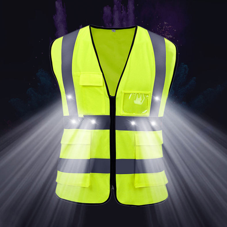 Flashing Vest - High Visibility Safety for Runners & Cyclists