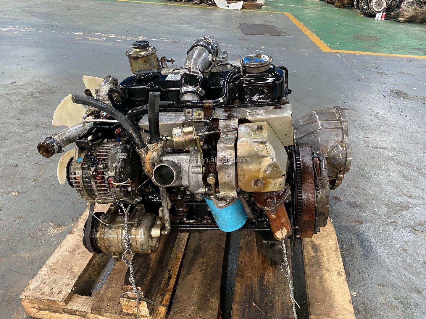 Free Shipping Used Original QD32T Engine Assembly w/4x4 Manual ...