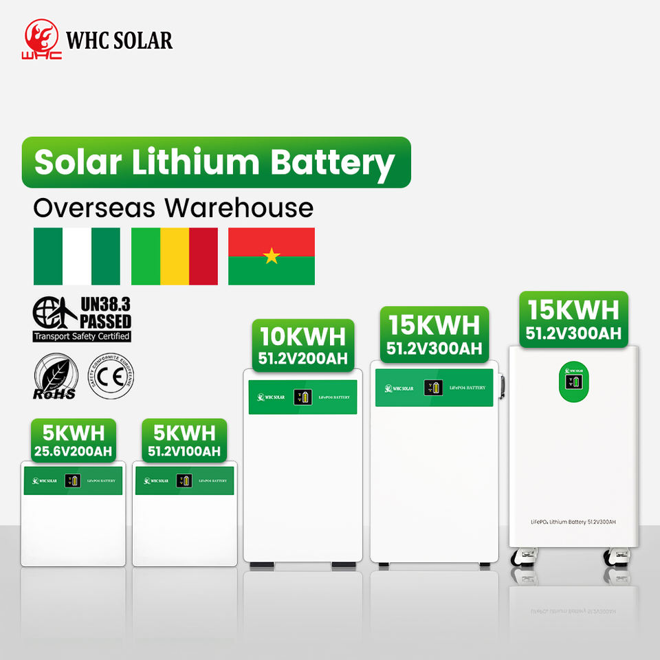 WHC Solar 15kwh Power Wall Mounting Battery 48V 300ah 6000cycle Times ...
