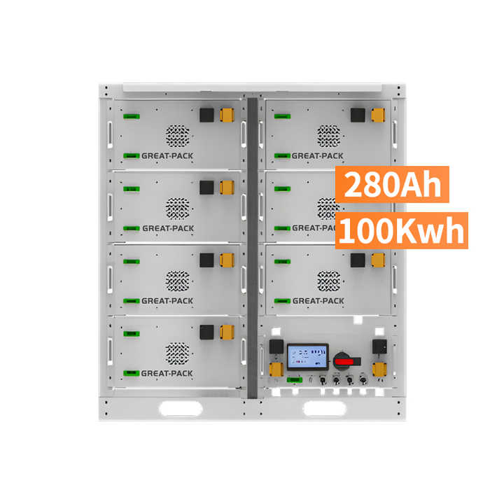 358.4V 100kWh LiFePO4 Rack Battery with Smart BMS Commercial ESS ...