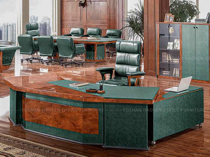 Classical No.6835 MDF Boss Working Room Desk - Office Furniture