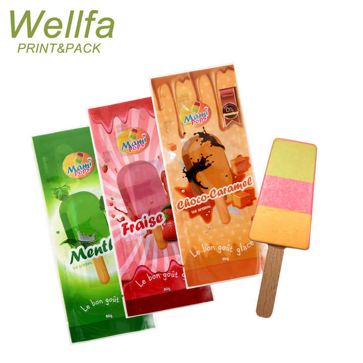 Popsicle Packaging Wrapper / Laminated Popsicle Wrapper for Popsicle ...