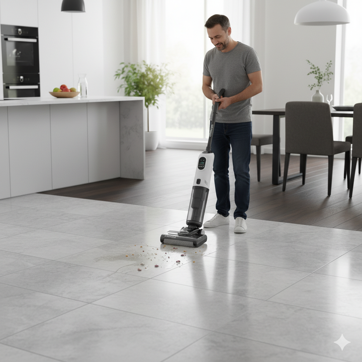 Auto Robotic Self Emptying Versatile 2-in-1 Push Pull BLDC Floor ...